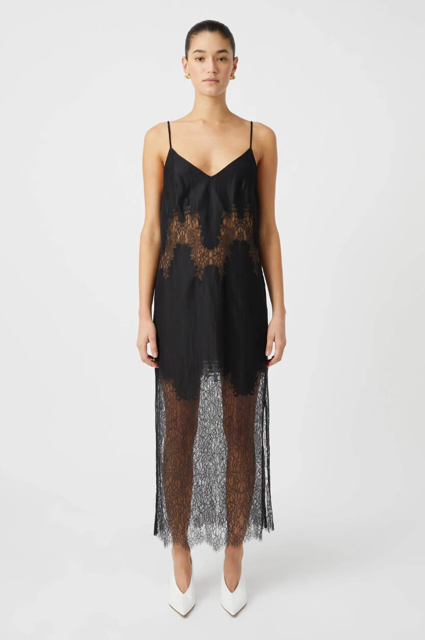 Camilla And Marc Filigree Dress Black Size 8